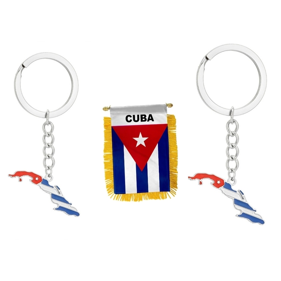 Other | Cuba Mini Banner Flag Great For Car Home Hanging 2 Sided 2 ...